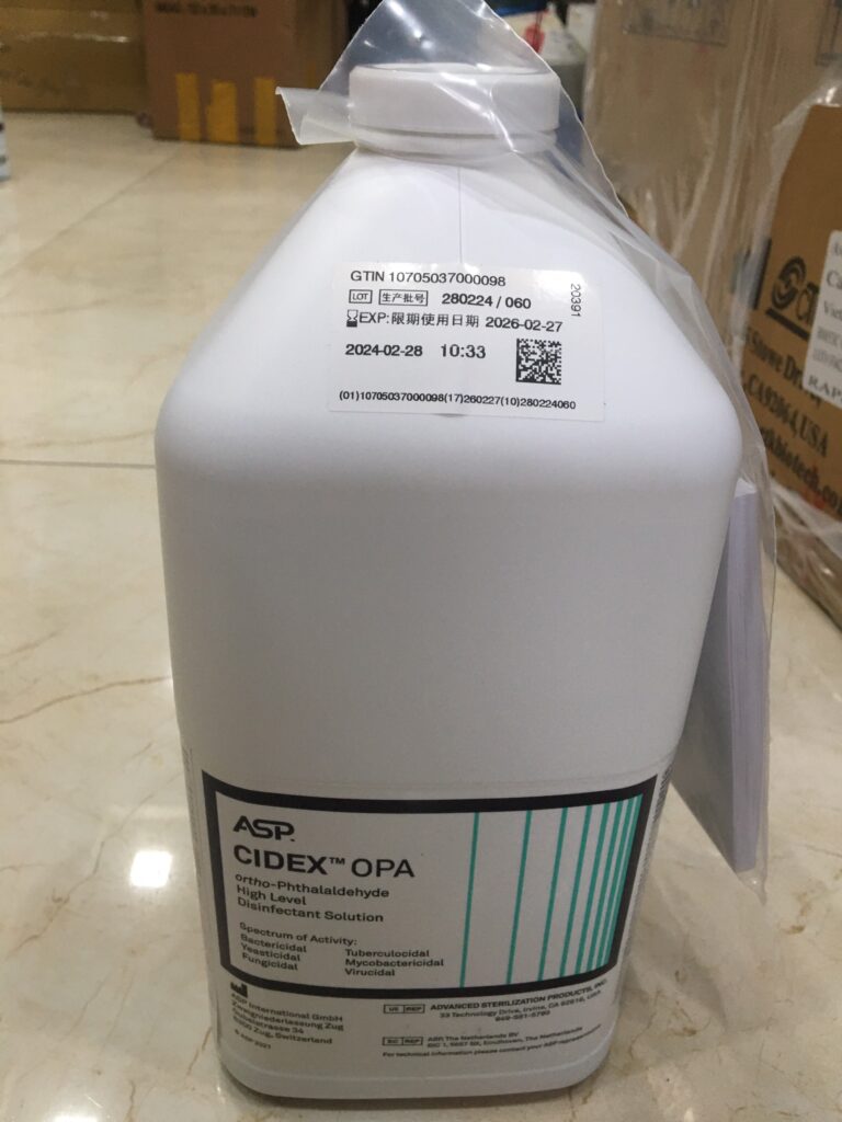DUNG DỊCH SÁT KHUẨN DỤNG CỤ CIDEX OPA - Thiết bị Y Tế Phú An