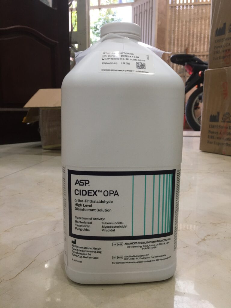 DUNG DỊCH SÁT KHUẨN DỤNG CỤ CIDEX OPA - Thiết bị Y Tế Phú An