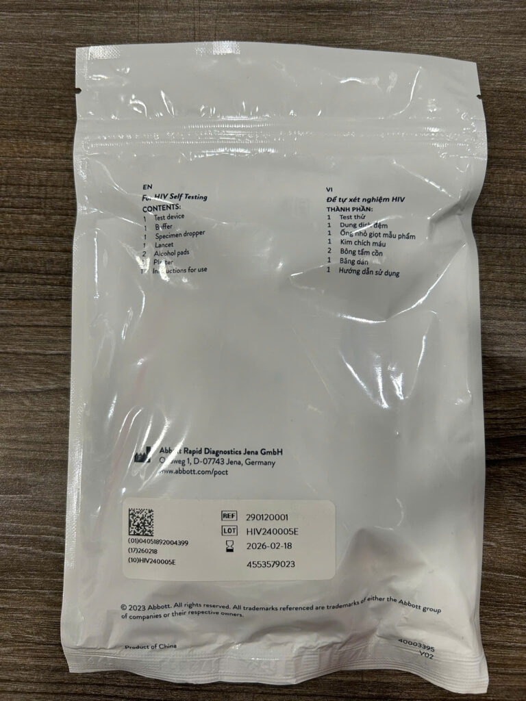 Bộ tự xét nghiệm HIV tại nhà – CheckNOW HIV Self Test - Thiết bị Y Tế ...